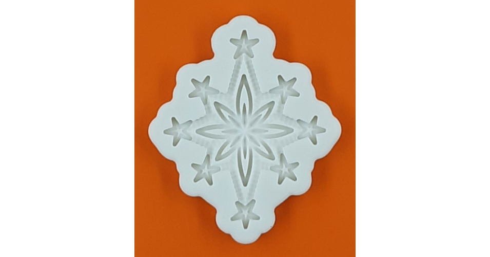 Szilikon forma karácsonyi csillag - Szilikon formák sablonok